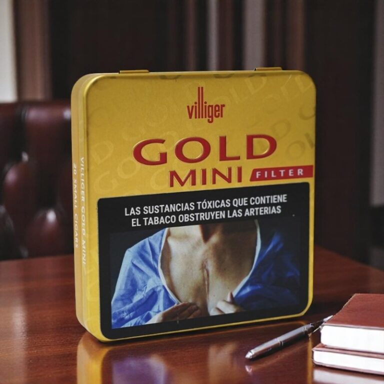 Villiger Mini Filter Gold x 20 – Alta Regalía