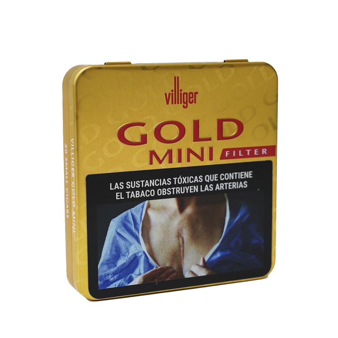 Villiger Mini Filter Gold x 20 – Alta Regalía